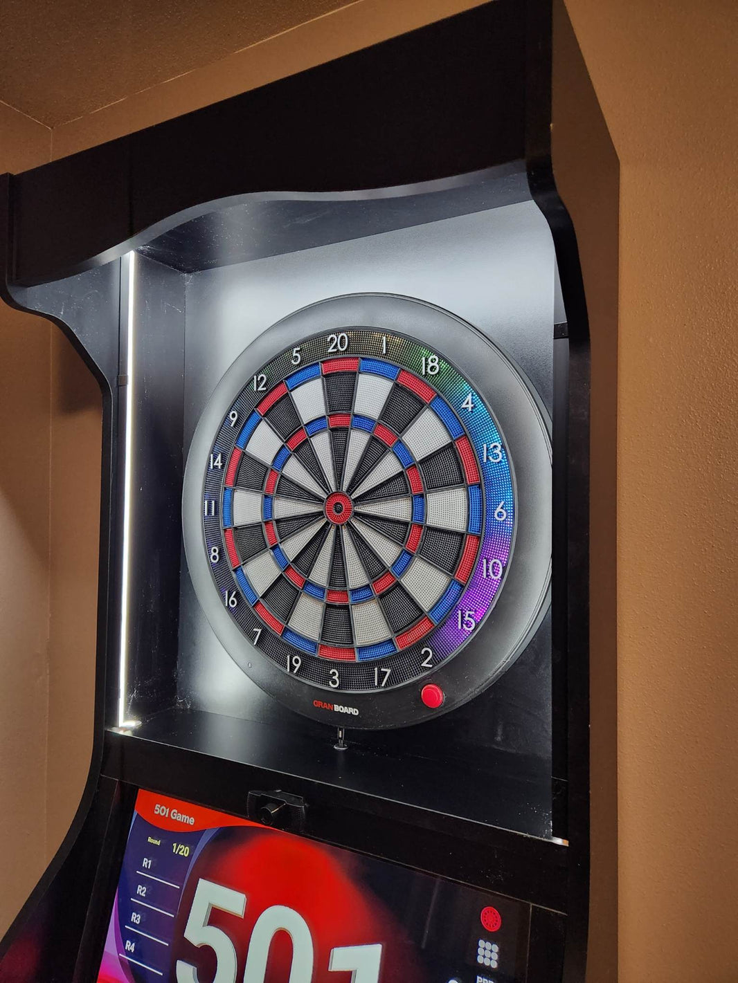 Dart Cabinet Design | Custom GranBoard Dart Cabinets | Wisconsin