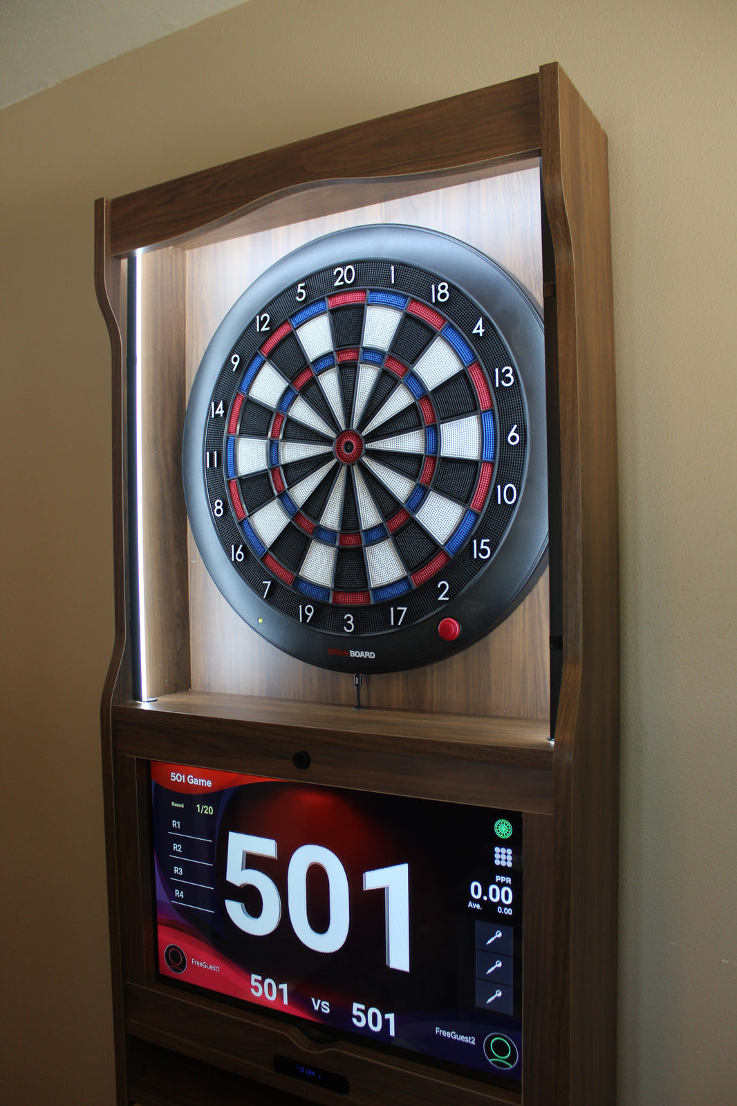 Dart Cabinet Design | Custom Dart Board Cabinets for Home & Business