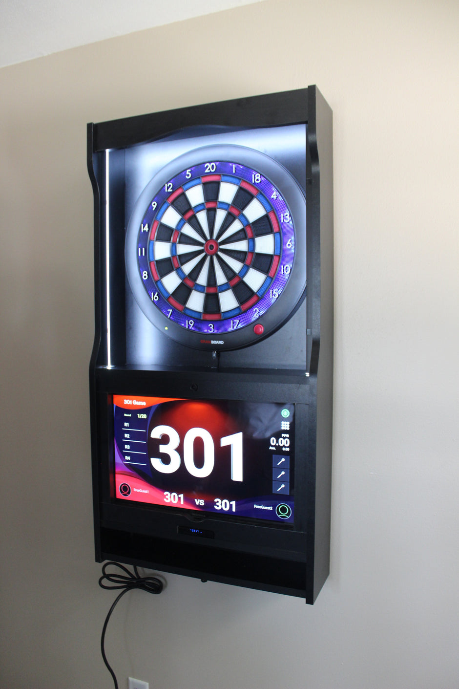 Dart Cabinet Design | Custom GranBoard Dart Cabinets | Wisconsin